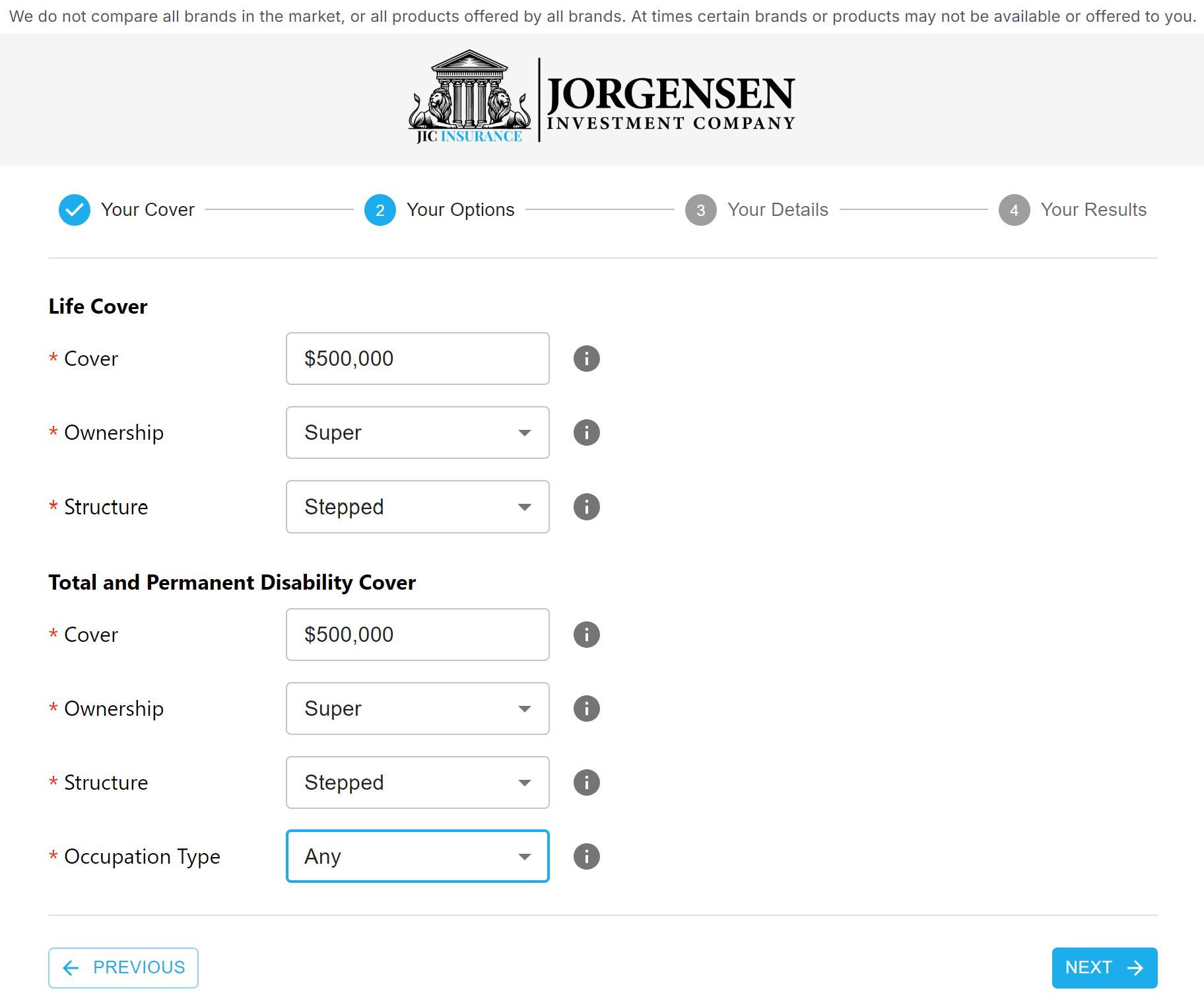 Jorgensen Investment Co. Insurance